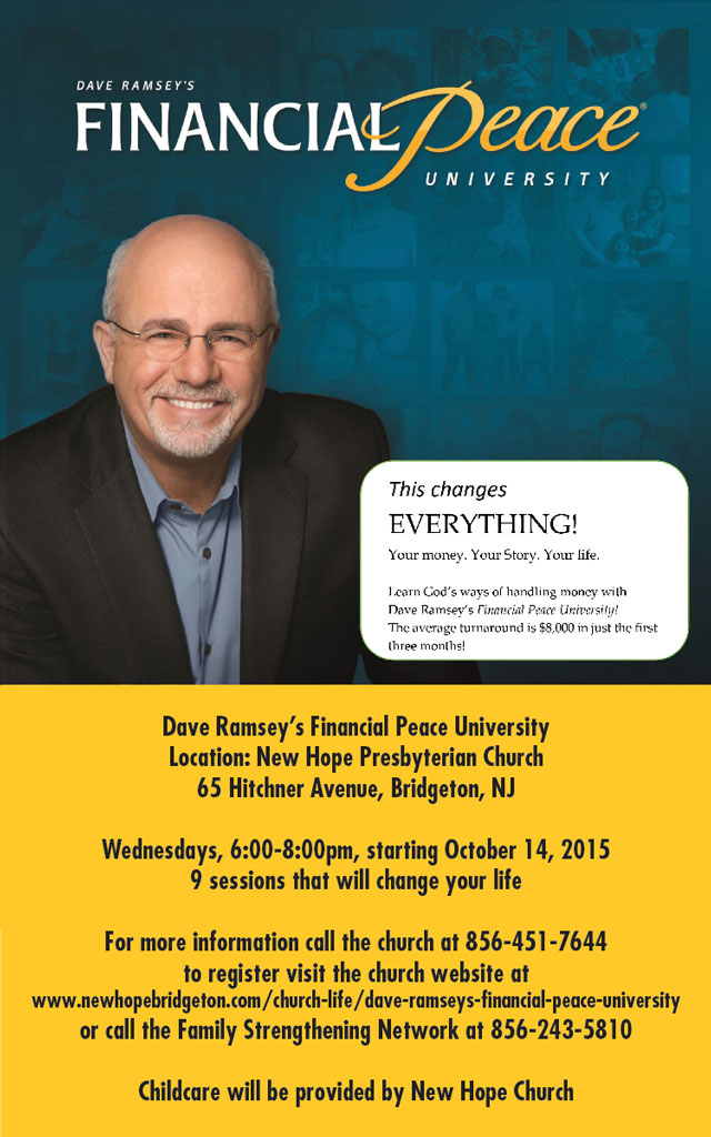 Dave Ramsey s Financial Peace University Dave Ramsey s Financial Peace University